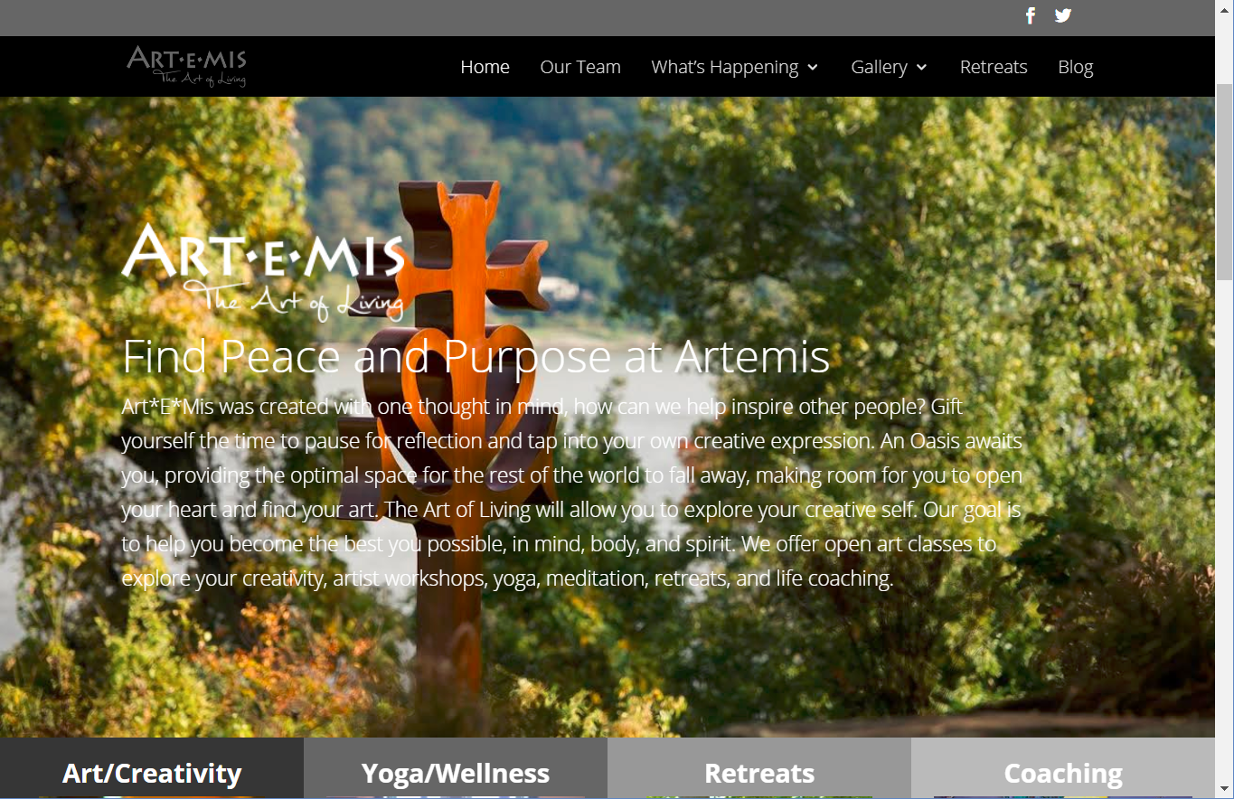 Flash Avenue rebuilds Artemis: The Art of Living website onto more ...